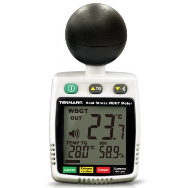 TM-288 | Heat Stress WBGT (Wet Bulb Globe Temperature) Meter ...